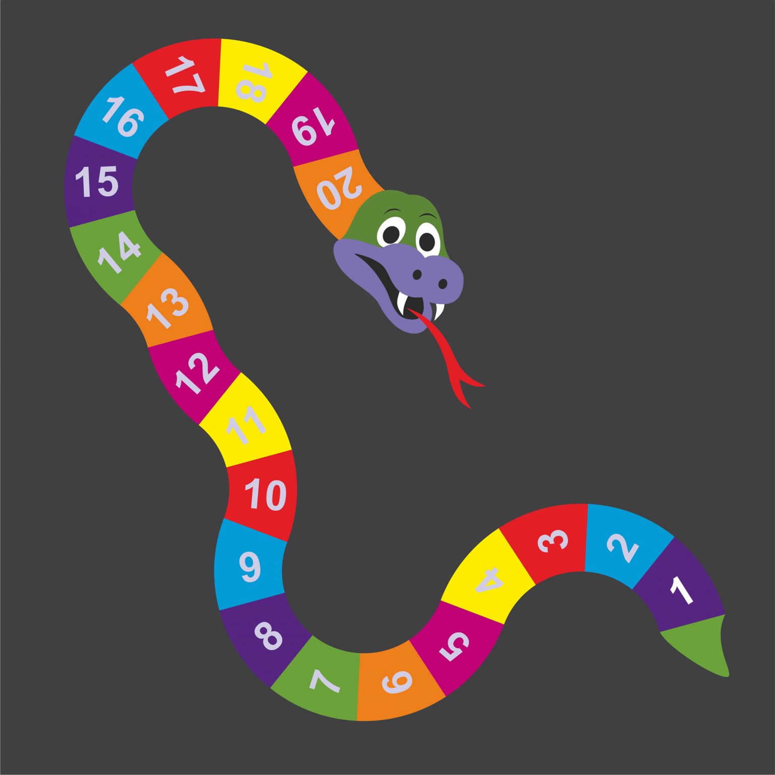 1-20 Snake - IQ Play