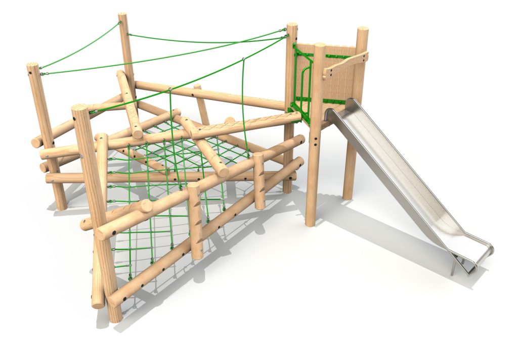 Clamber Stack 3 with slide - IQ Play